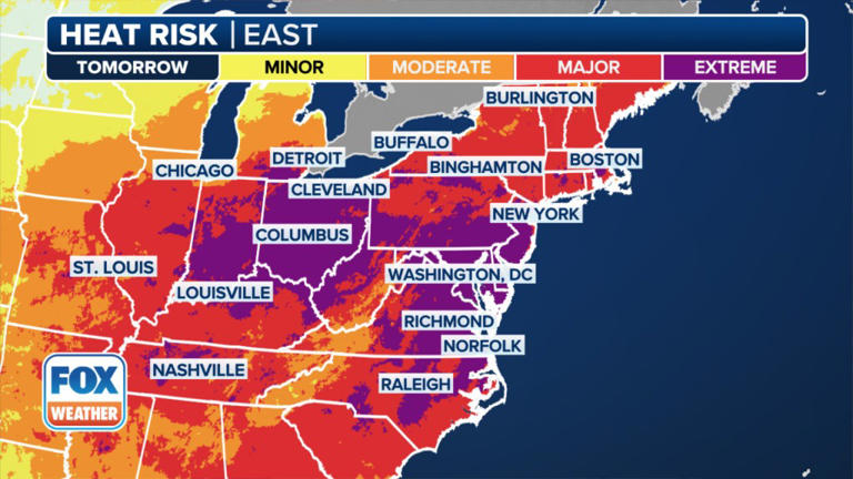 150 million Americans face ‘extreme’ heat alerts with 100-degree temps ...