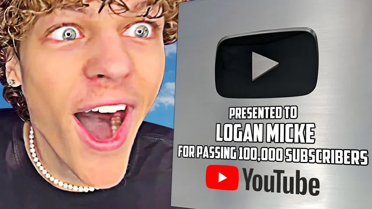 YouTube 100k Subscribers Silver Play Button Unboxing!