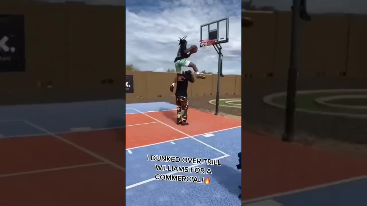 Amazing Dunk Over Trill Williams for a Commercial!