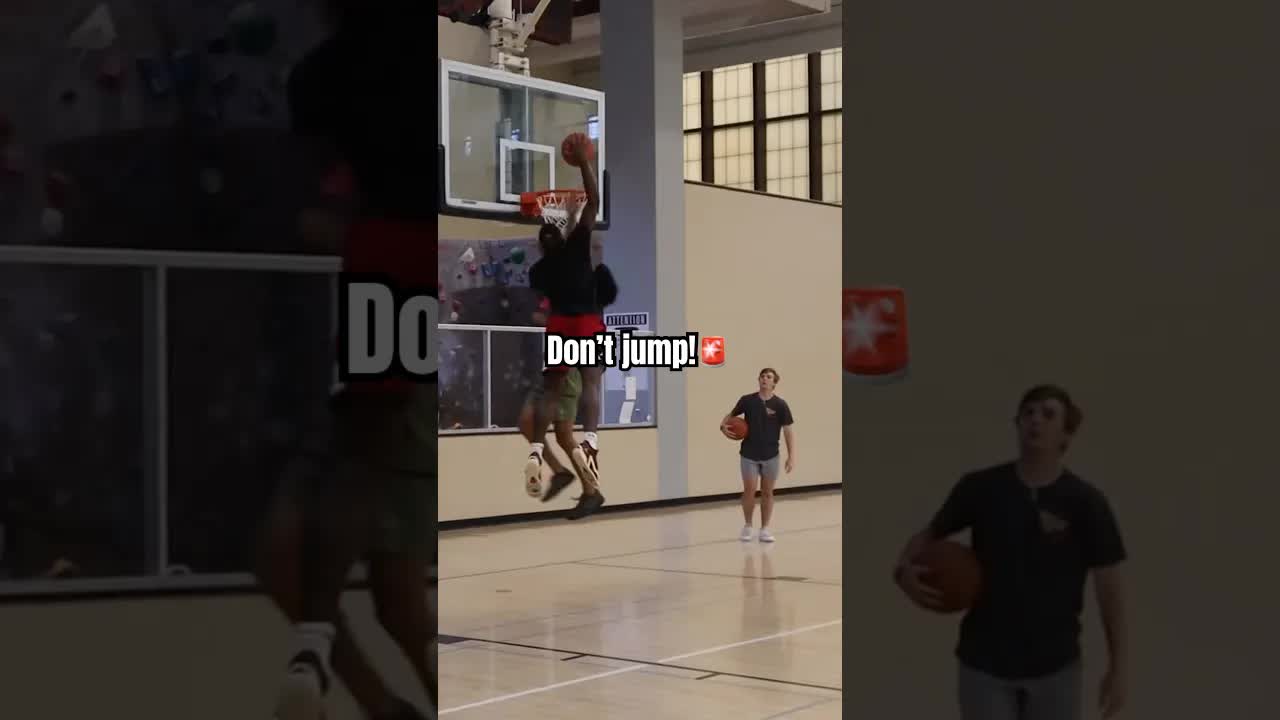 Do not jump #sports #basketball #dunk