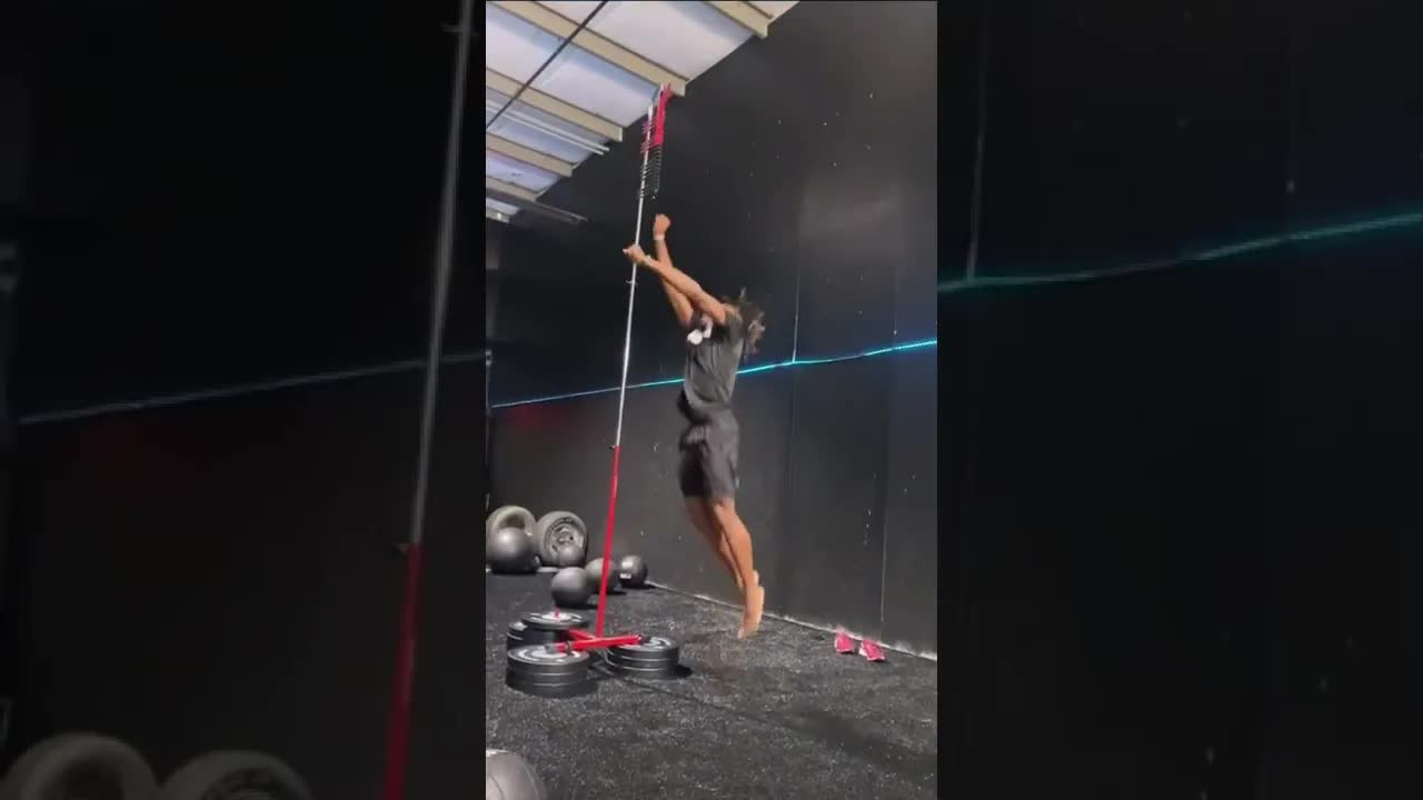 Vertical jump training progress towards 50 inch goal