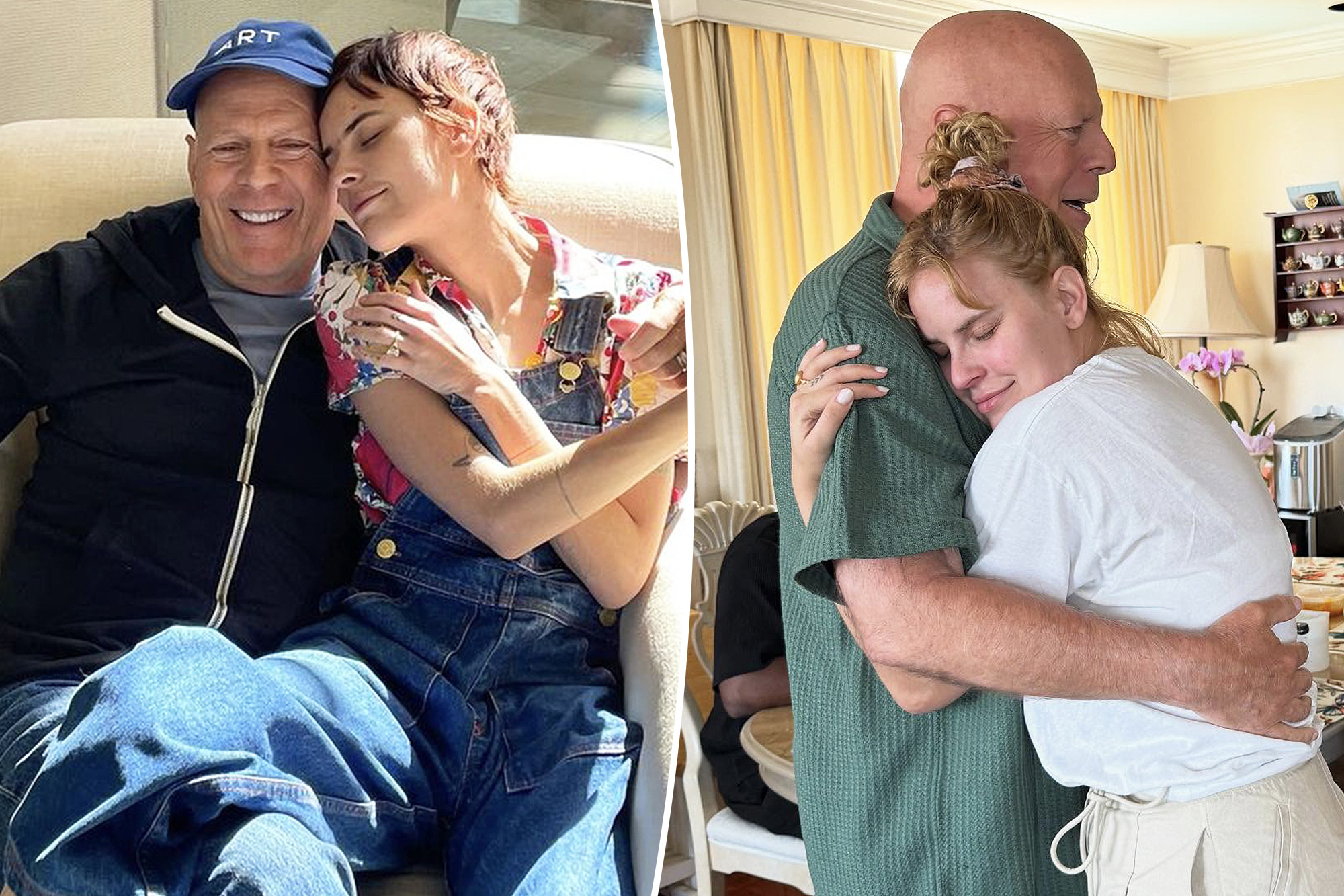 Bruce Willis’ daughter Tallulah defends posting ‘vulnerable’ dad on ...