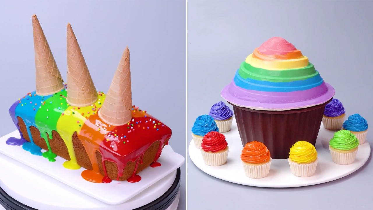 Colorful Rainbow Cakes That’ll Make You Smile 🌈🧁 | Dessert Videos