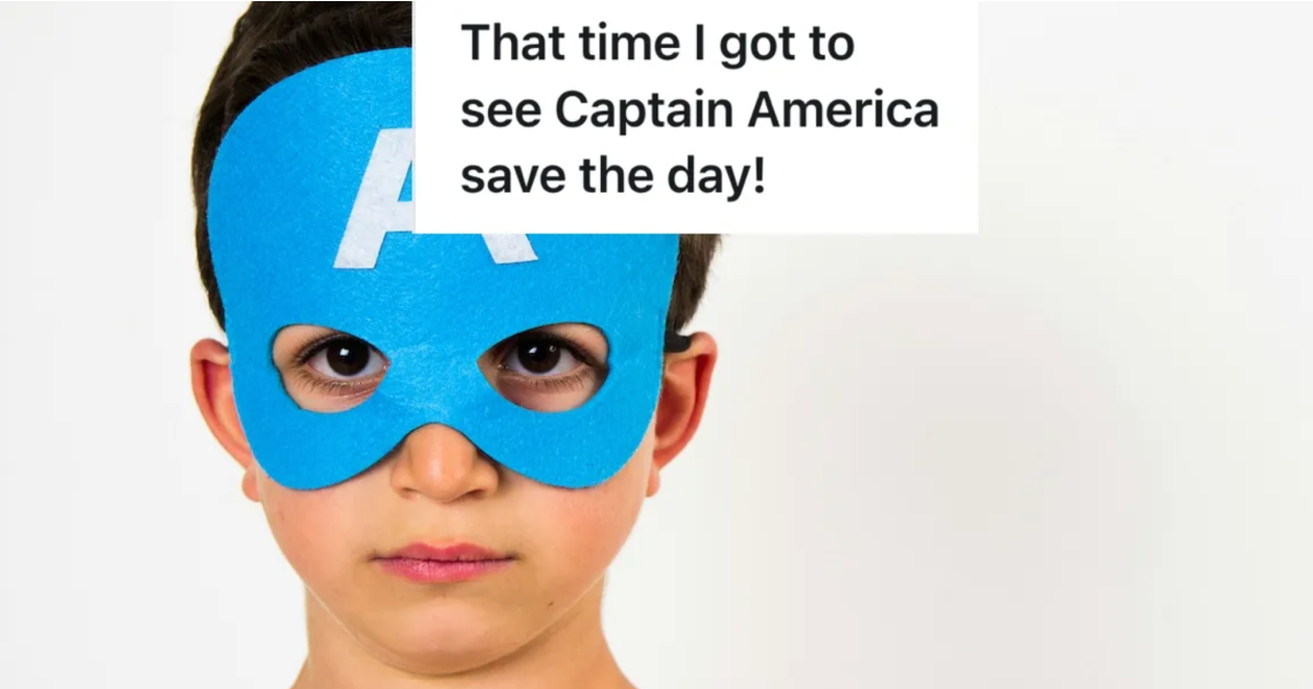 Captain America Saves The Day, And The Phone, In This Adorable Story Of ...