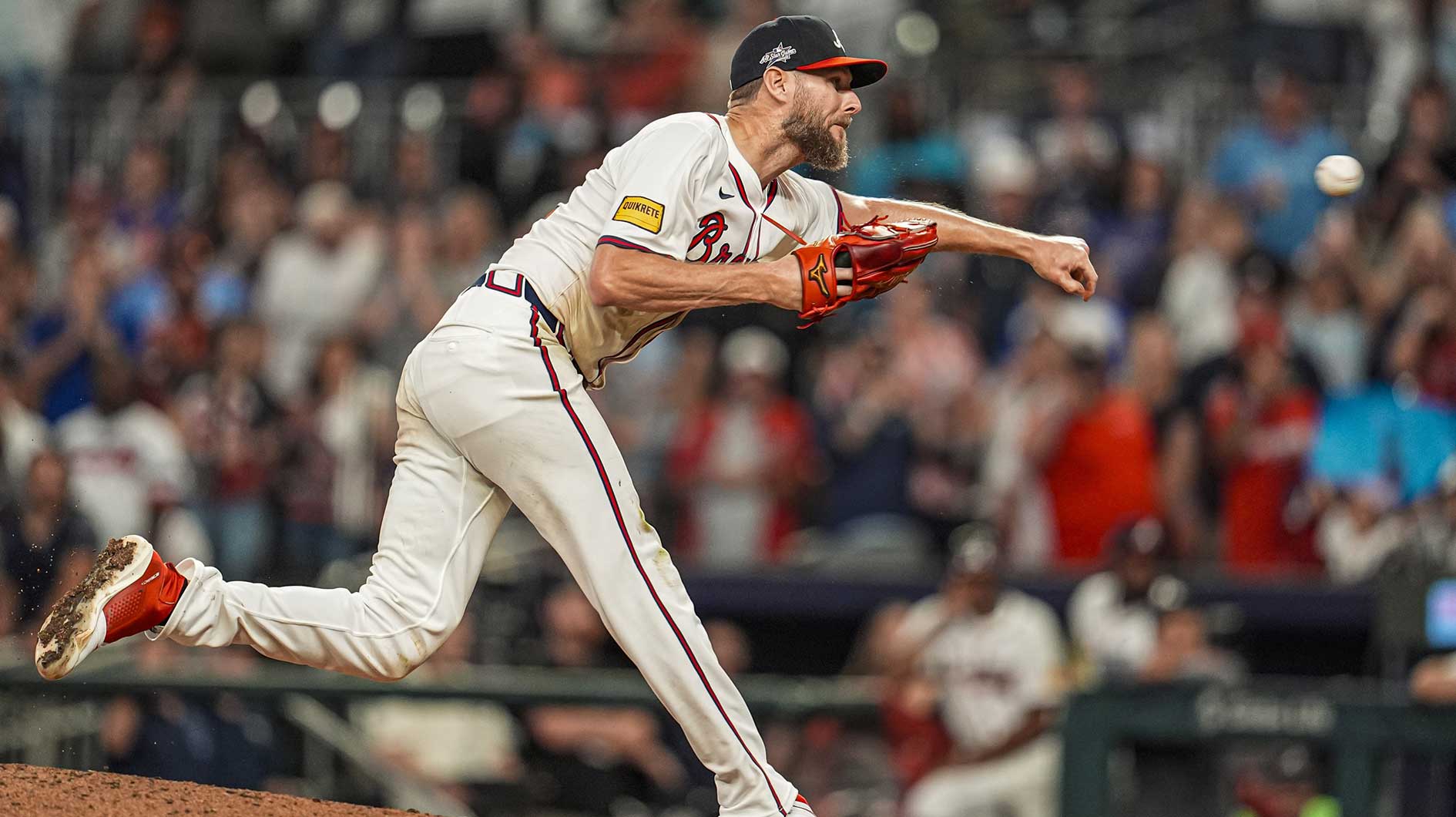 Braves ace Chris Sale updates fans on rib injury