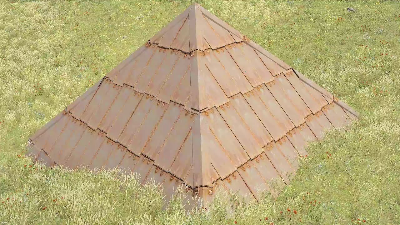 Raiding a Legendary Pyramid Bunker Base Made of Hqm!