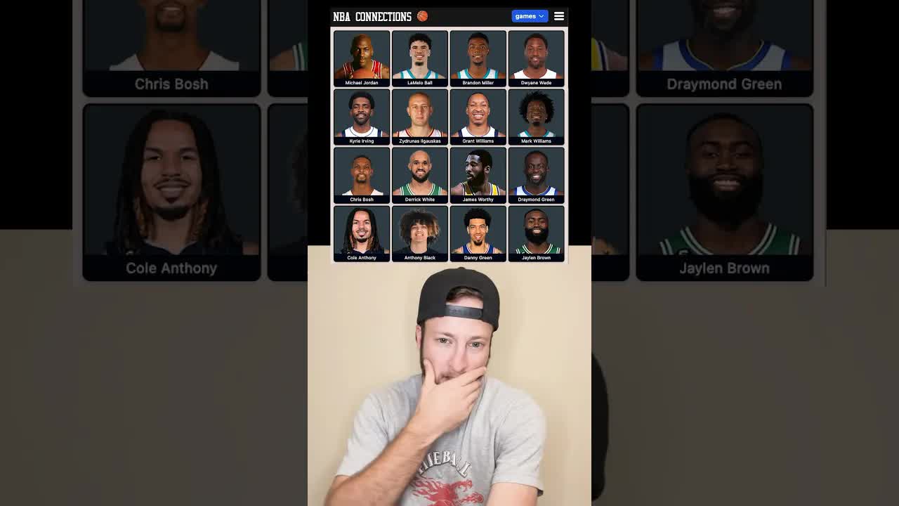Playing NBA Connections!