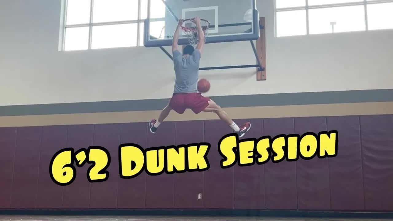 Amazing Basketball Dunking Practice