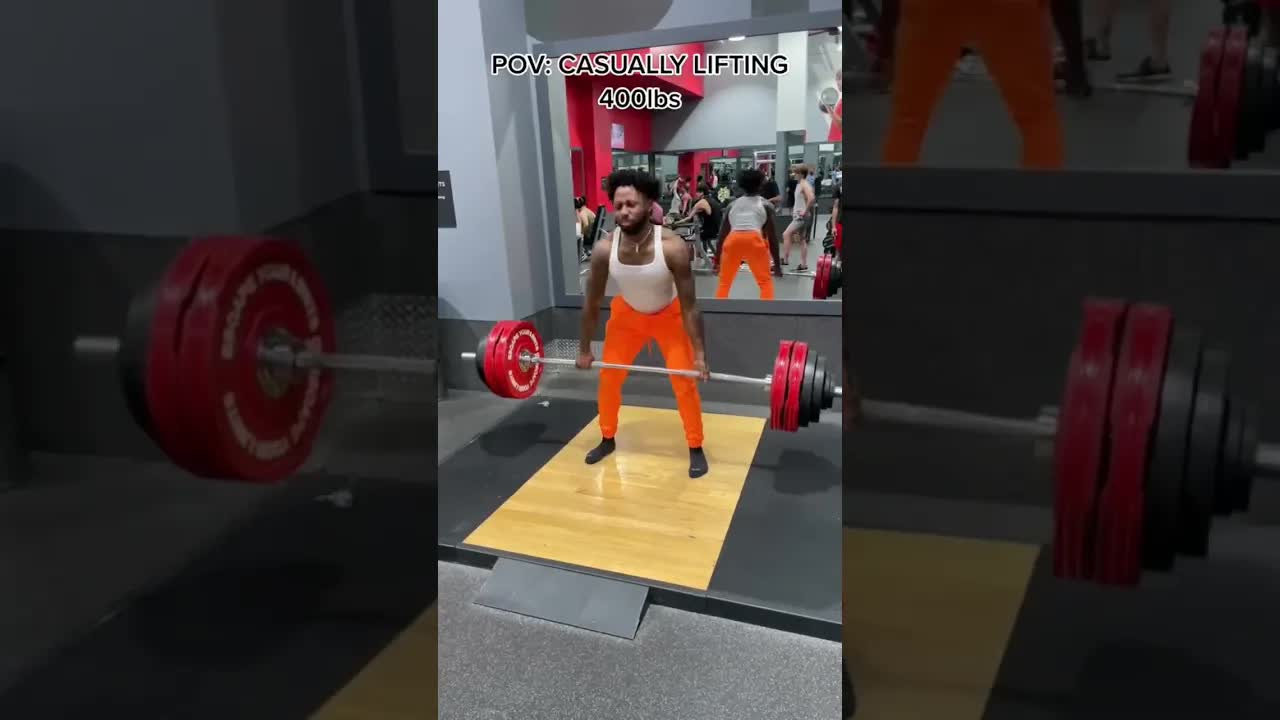 POV: Casually Lifting 400lbs Deadlift