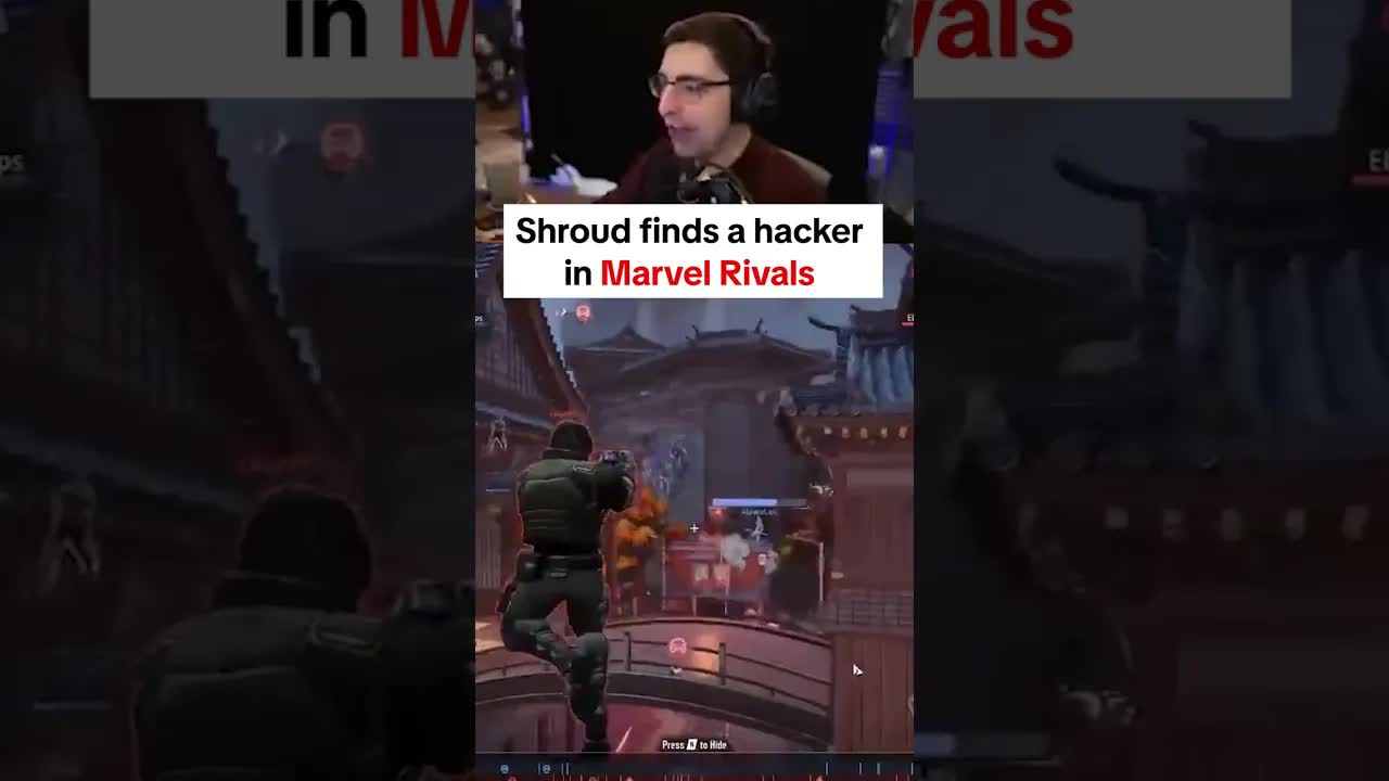 Shroud finds another cheater in Marvel Rivals using aimbot