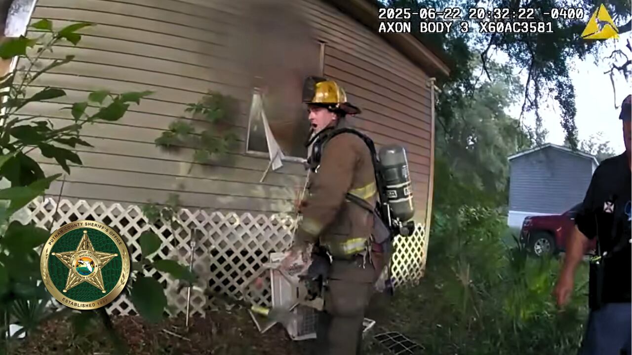 Interlachen man sets home on fire during argument, injuring 3 people