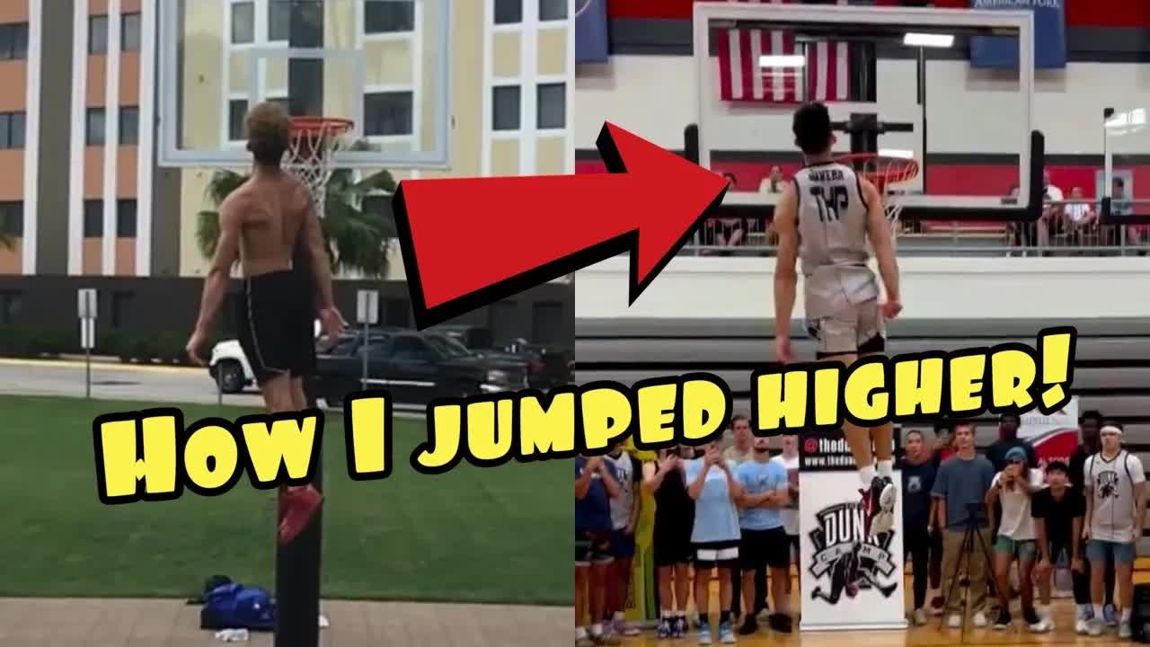 Isaiah Rivera's Vertical Jump Training: Dunk Camp Highlights