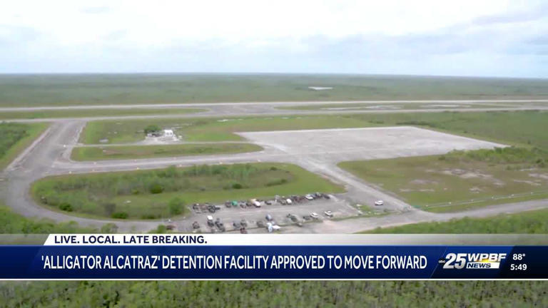 Florida AG says construction of ‘Alligator Alcatraz’ detention facility ...