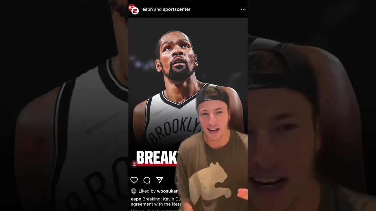 KD BACK TO THE NETS! My Reaction: #shorts