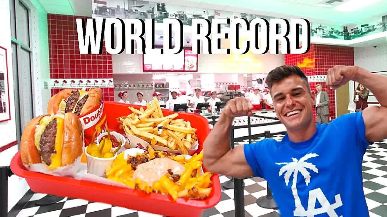 Eating A Full In-N-Out Meal In Under 7 minutes!!
