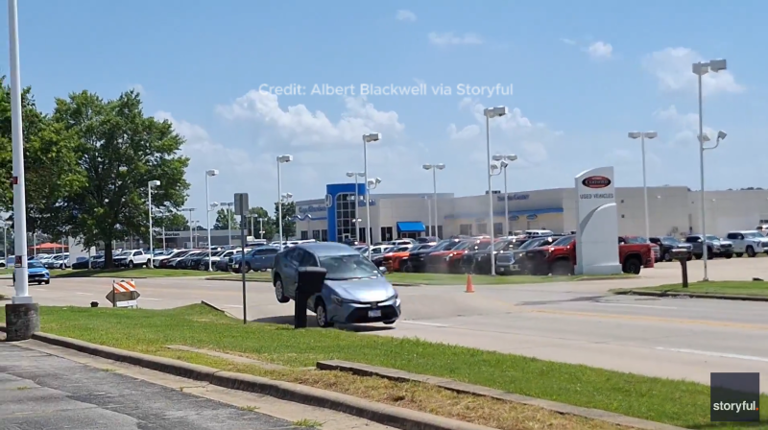 WATCH: Car goes airborne as road buckles under intense heat in Missouri