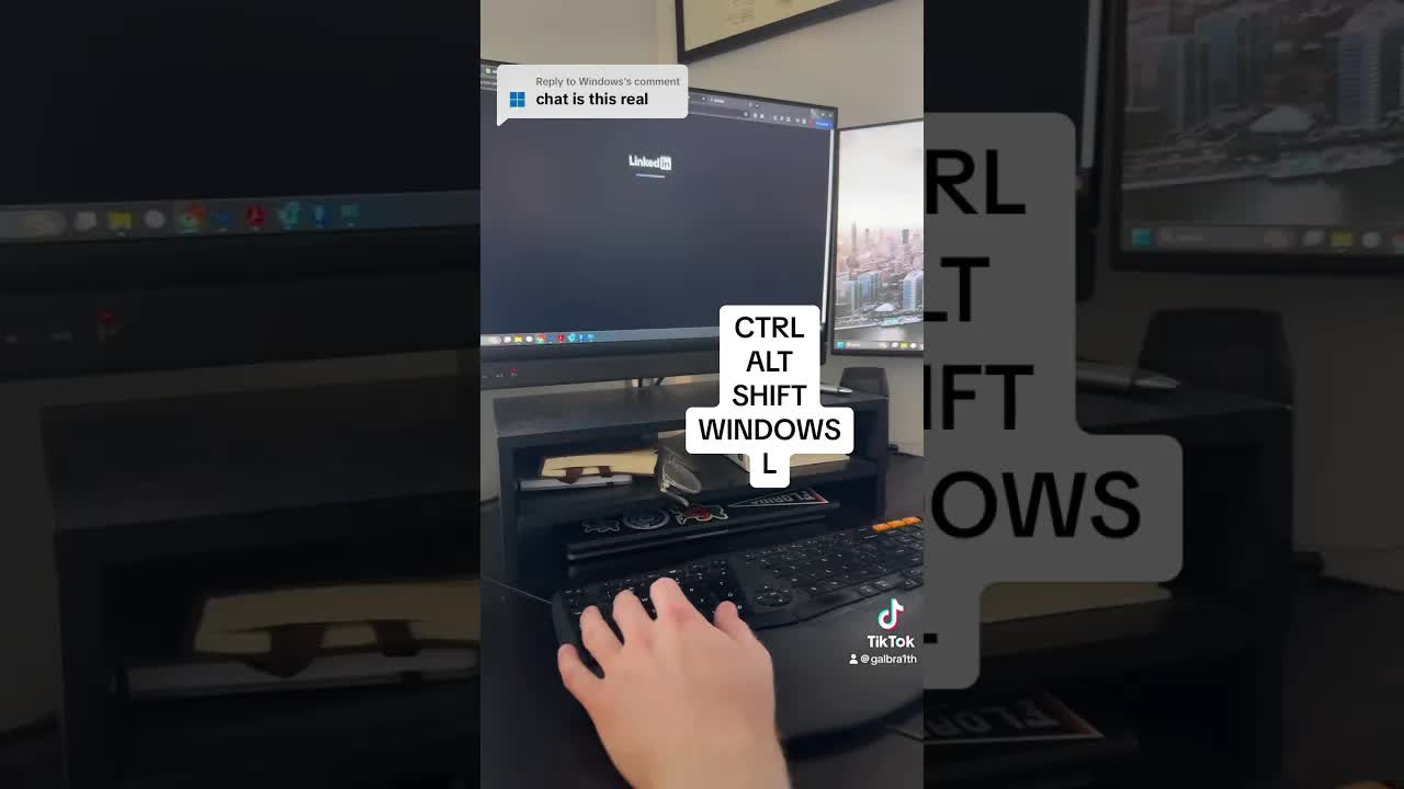 Cameron Galbraith: Windows keyboard shortcut for LinkedIn revealed!