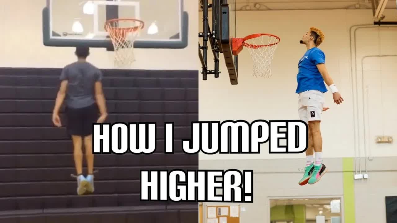Isaiah Rivera's Insane Dunks & Vertical Leap Training