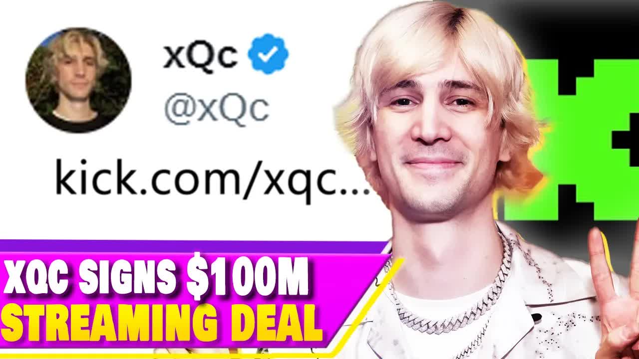 xQc SIGNS $100 Million Streaming Contract