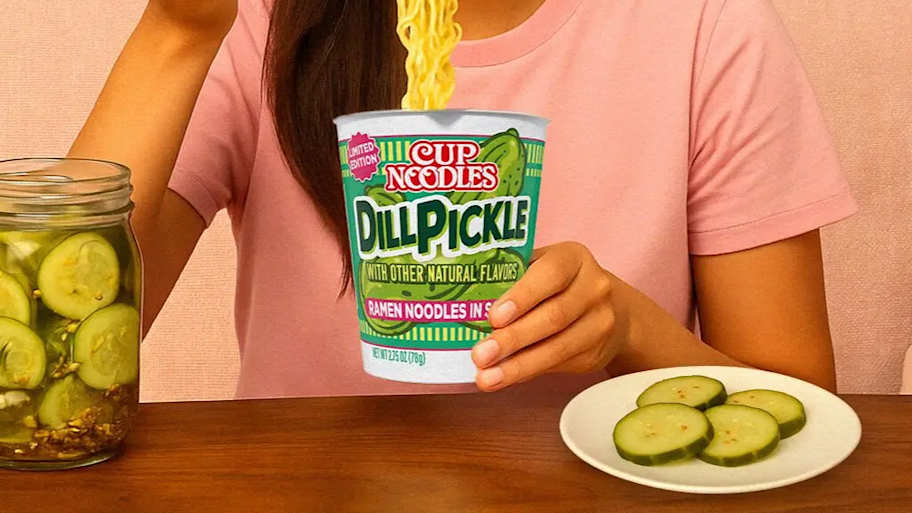 Cup Noodles Debuts Dill Pickle Instant Ramen
