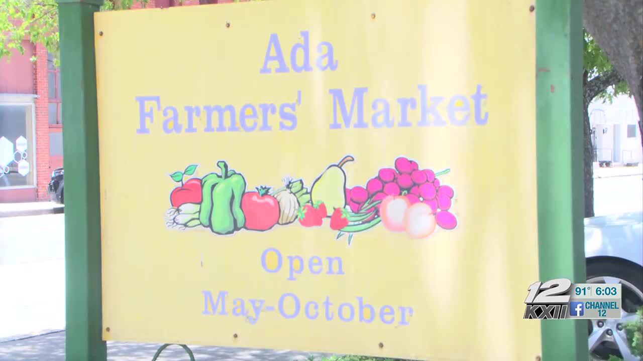 Ada man starting to recover after being stabbed at farmers market