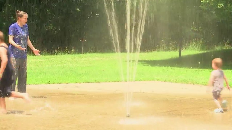 Troy splash pads help families stay cool, save energy