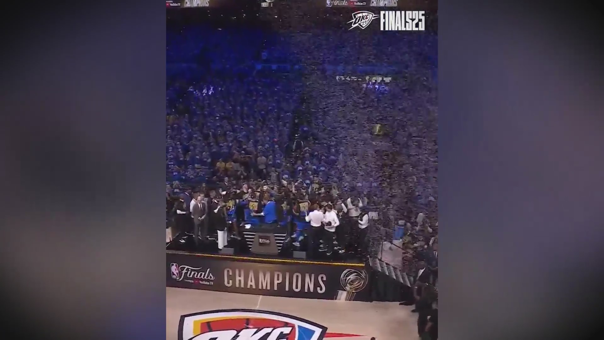 Downtown OKC prepares for Thunder victory parade