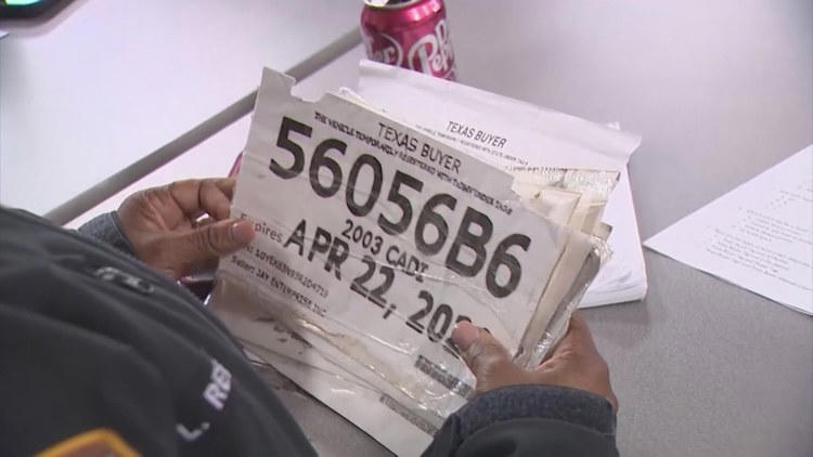 Thieves could start targeting metal license plates after a new Texas ...