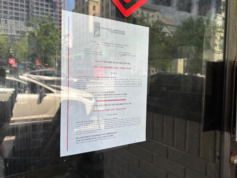 End of an era as downtown Montreal's Peel Pub closes after 60 years