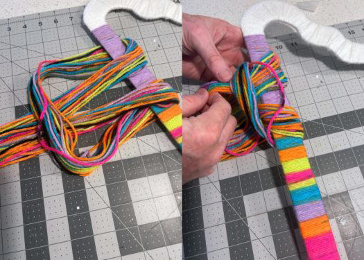 Easy DIY Yarn Wall Art (With a Rainbow Twist!)