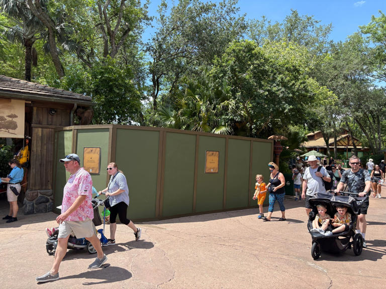 Construction Walls Up at Former 'It's Tough to Be a Bug' for New ...