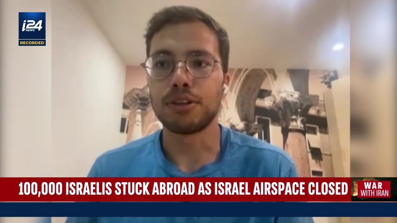100,000 Israelis stuck abroad as Israeli airspace closed