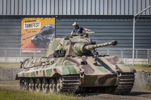 World's only running King Tiger tank arrives at Bovington