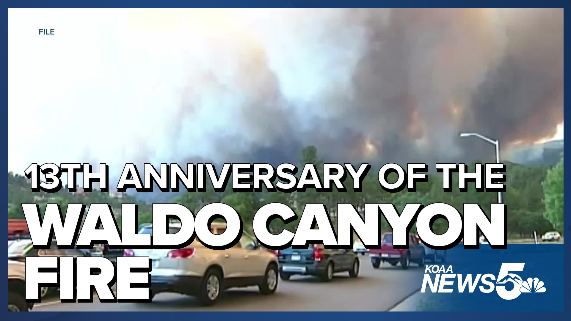 Monday marks the 13th anniversary of when the Waldo Canyon Fire started