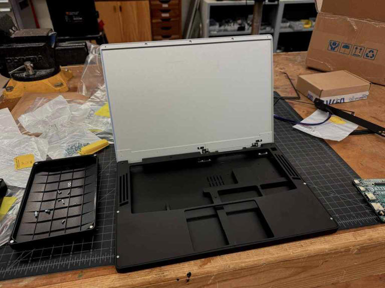 A YouTuber built an open-source laptop from scratch, and it boots ...