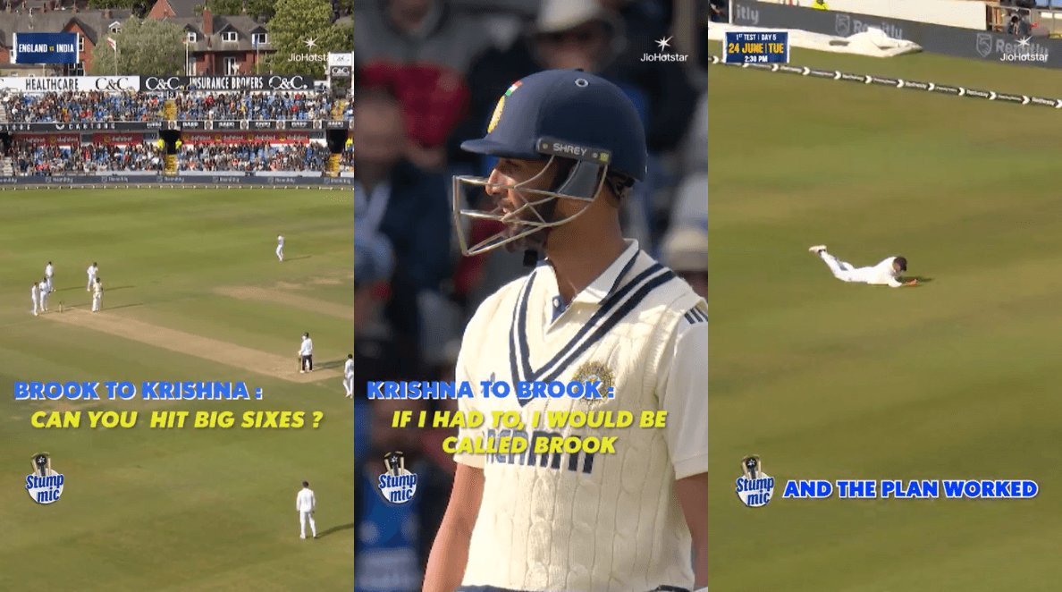 Harry Brook asked for sixes, Prasidh Krishna answered but got trapped