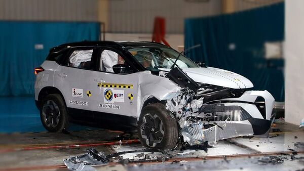 Tata Harrier EV scores 5 stars in Bharat NCAP crash test