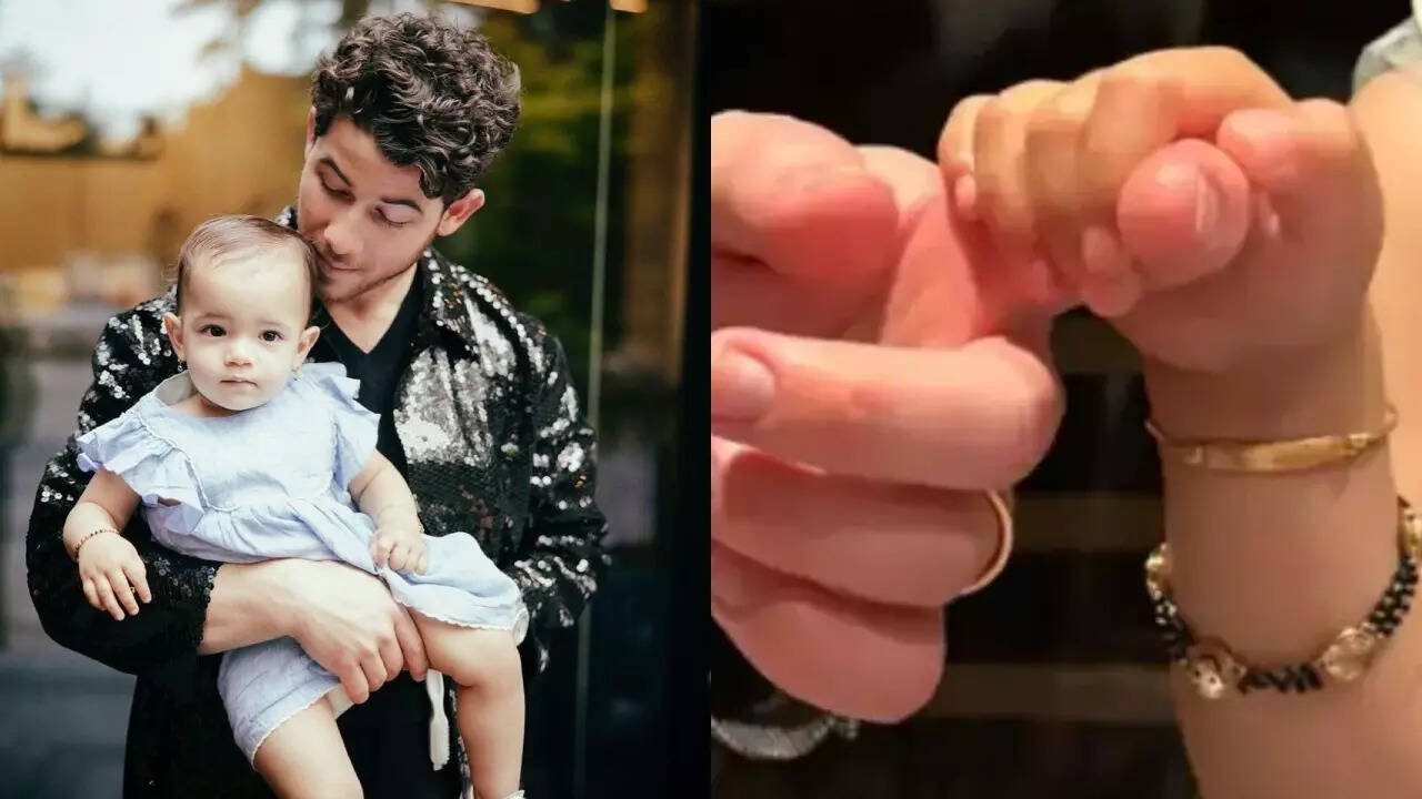 Malti Marie holds Nick Jonas’ finger; Priyanka Chopra shares an ...