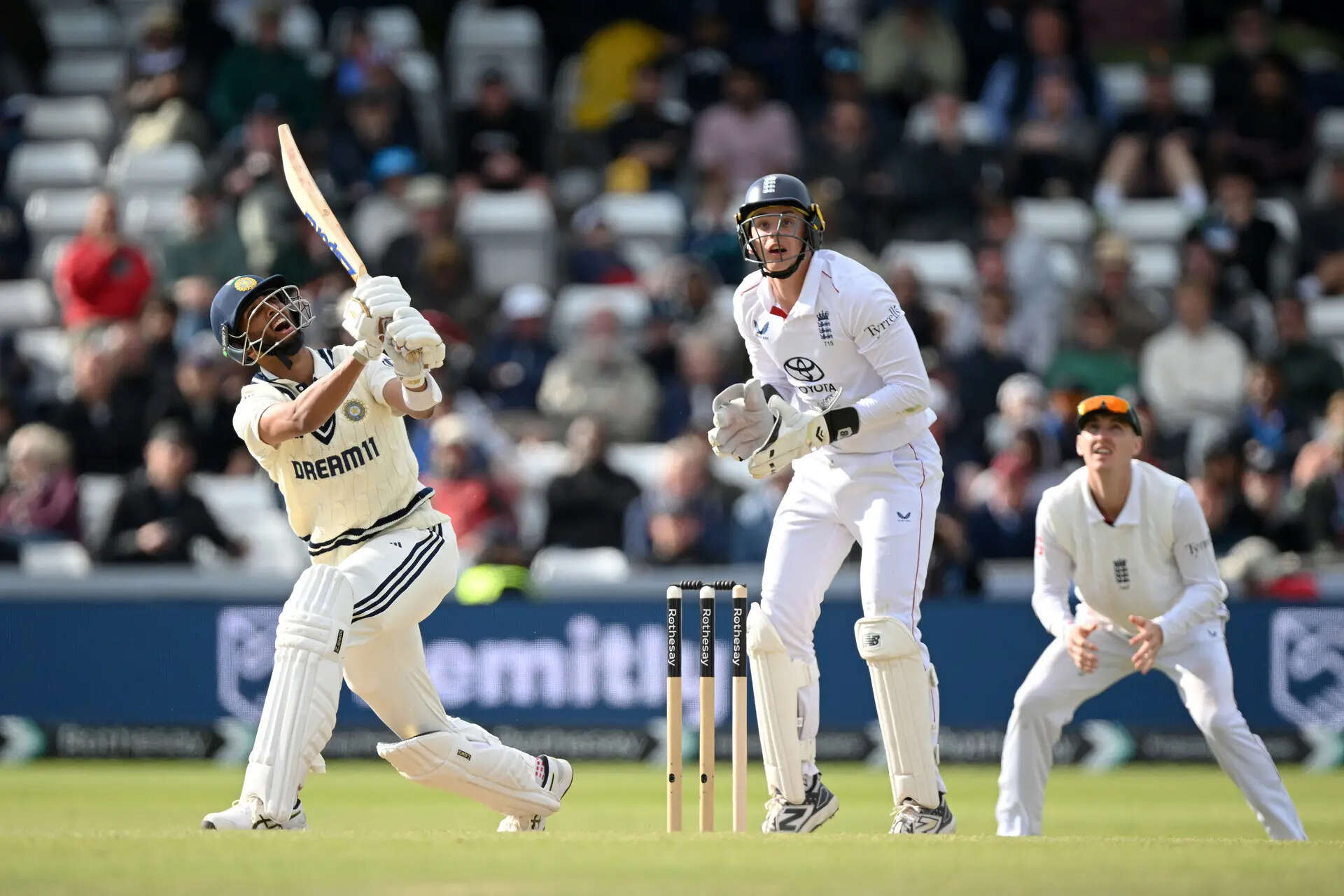 Can you hit big sixes? Harry Brook's sledge triggers Prasidh Krishna's ...