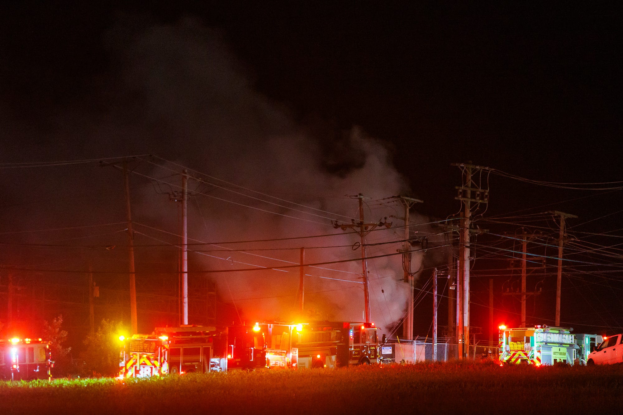 Widespread power outages in Adams County after report of fire at substation