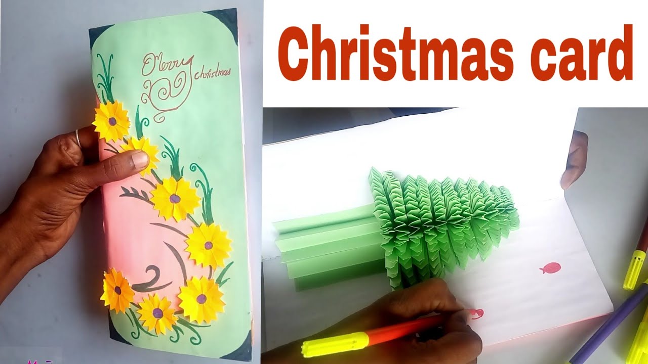 DIY Christmas Greeting Card | Easy 3D Pop-Up Holiday Craft 🎄
