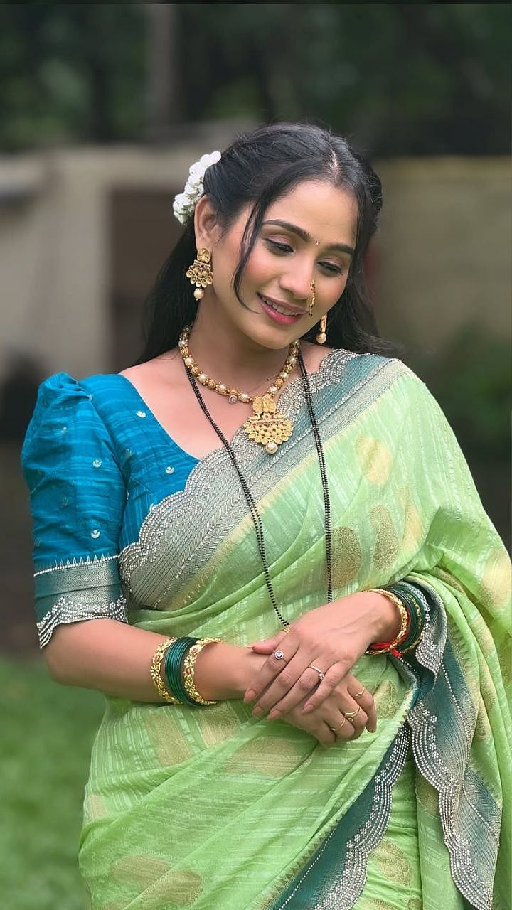 Divya Pugaonkar | 'लाडाची गं प्रेमाची गं..' मुलगी झाली हो फेम साजिरी ...