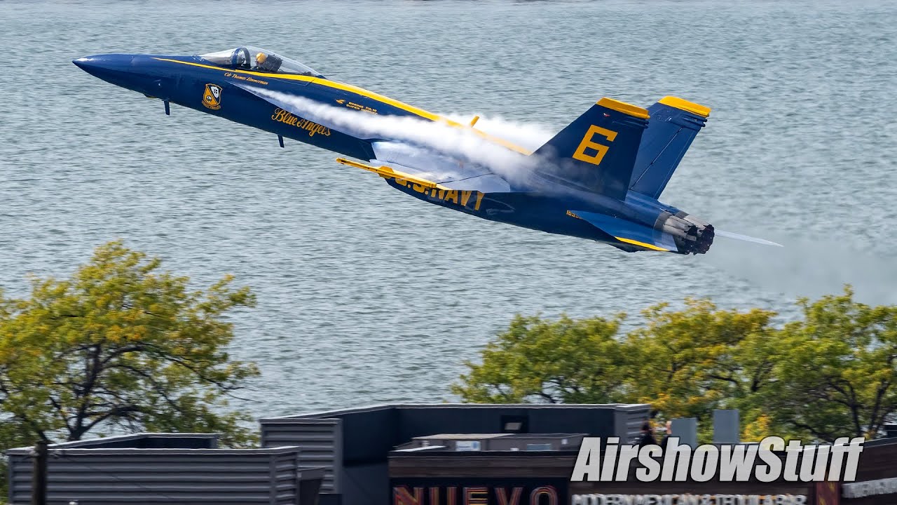 Watch the Blue Angels pull off jaw-dropping aerobatics over Cleveland