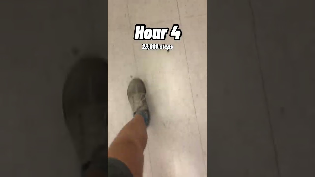 Walking 50,000 steps barefoot