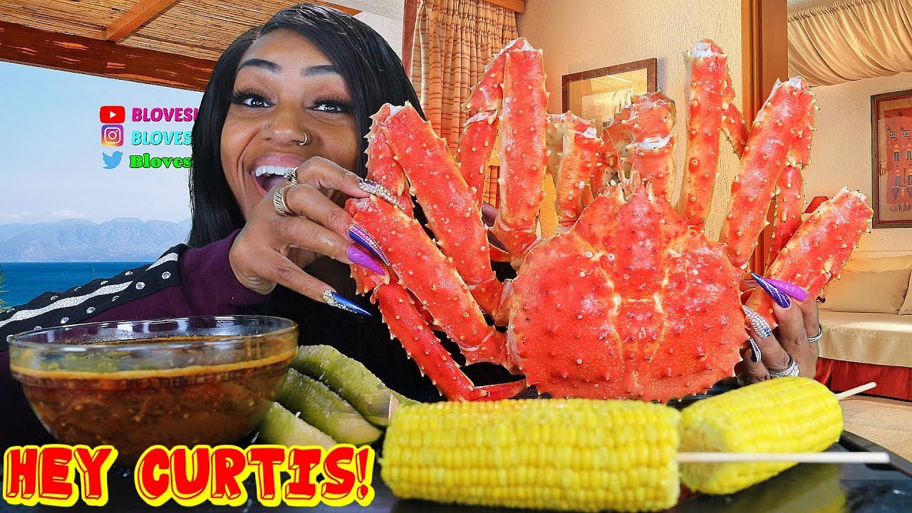 5 lb whole Alaskan king crab feast with Curtis the Crab