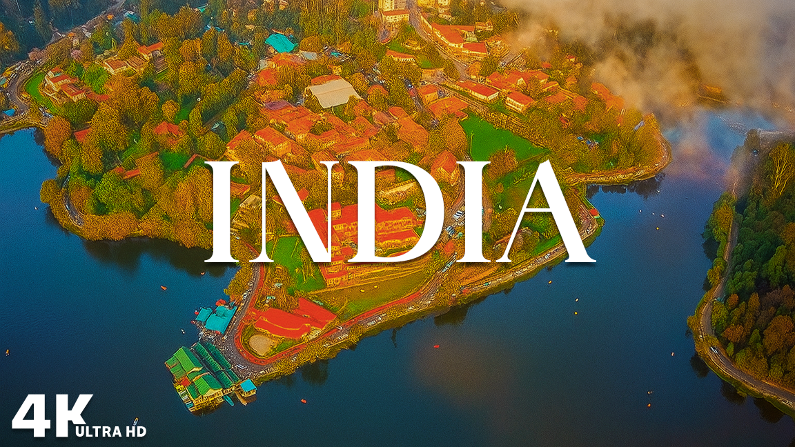 Scenic India in 4K – Relaxation Film with Peaceful Music & HDR Color