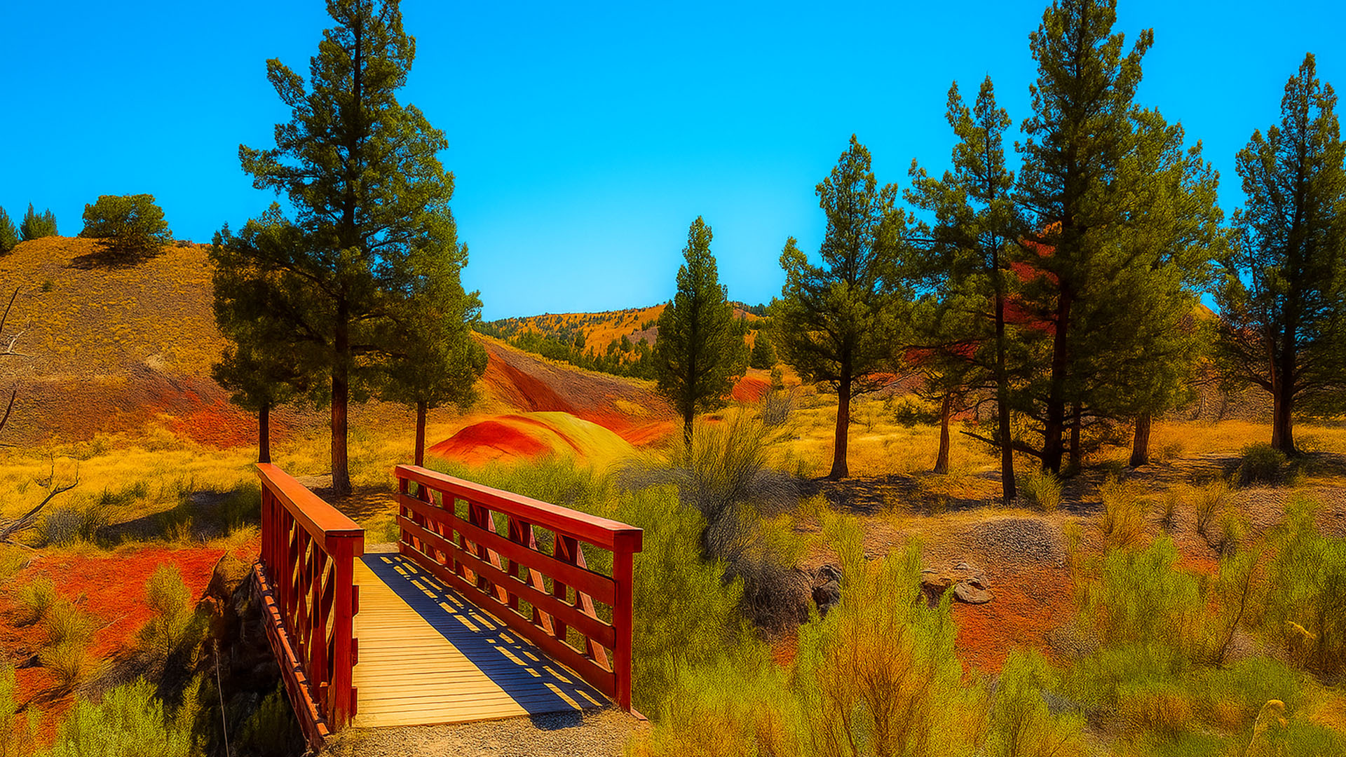 4K Scenic Tour of Oregon’s Painted Hills | Geological & Fossil Wonder