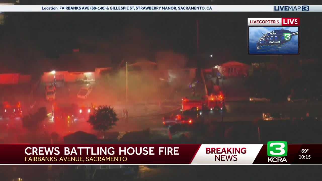 Fire at Sacramento home prompts emergency response