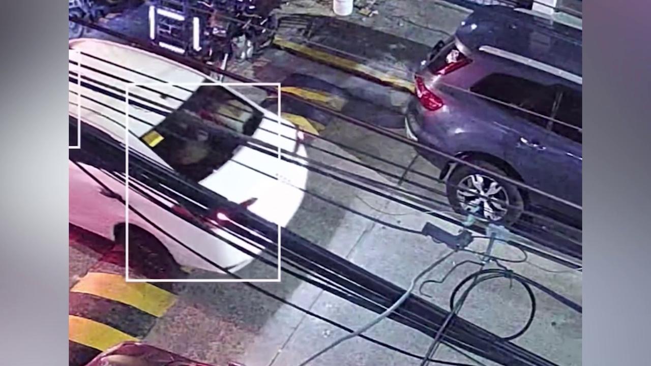 Wholesome moment husband waves goodbye to CCTV before 5am flight