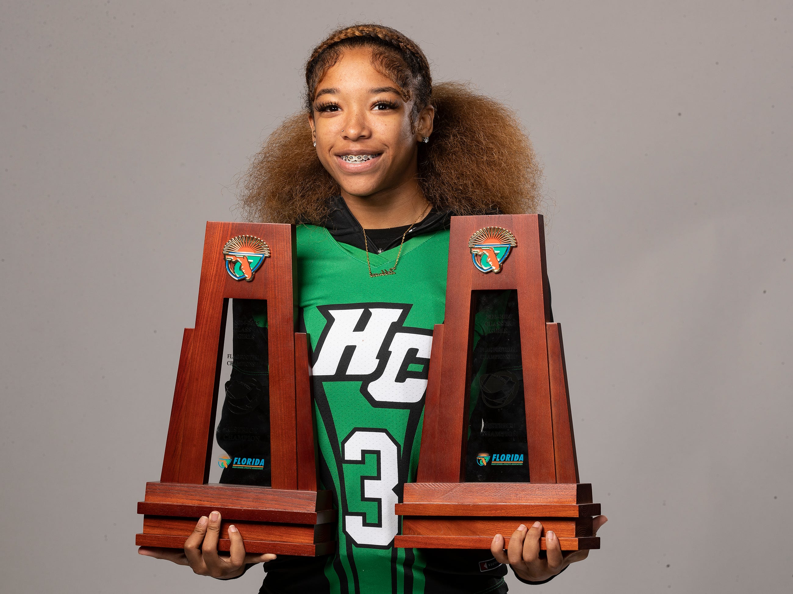 Haines City's Zebrielle Canaday is The Ledger's 2025 Flag Football ...